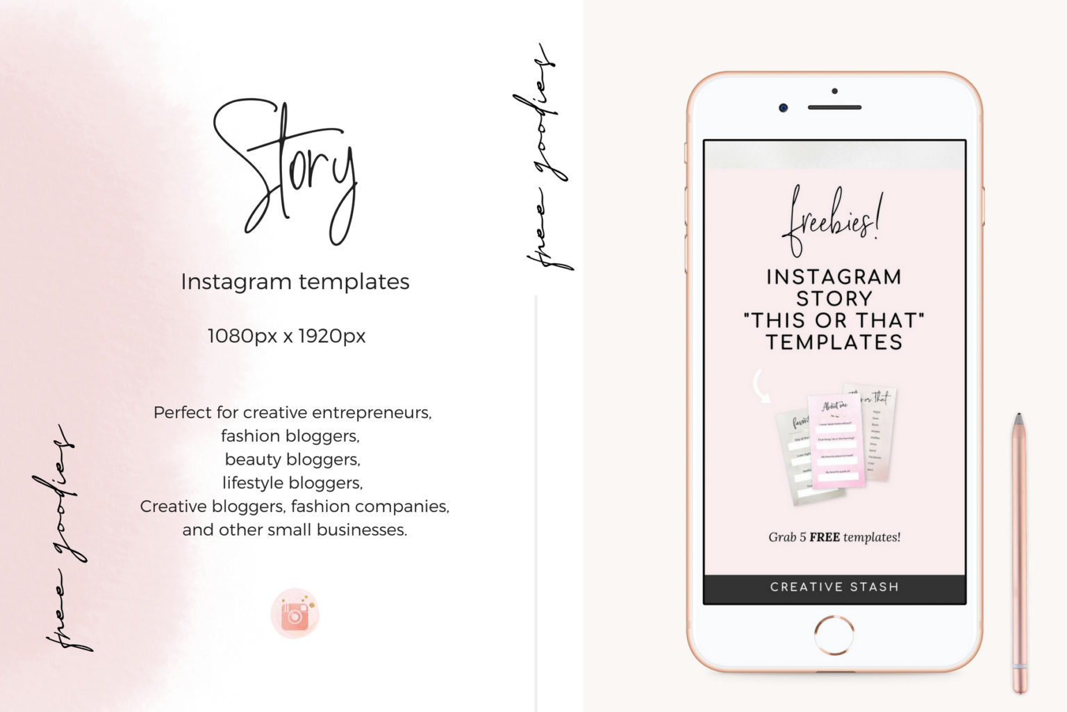 35+ Best Free Instagram Story Templates 2025 | Design Shack