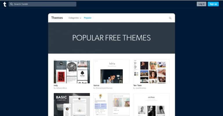 15+ Best Free Tumblr Themes | Design Shack
