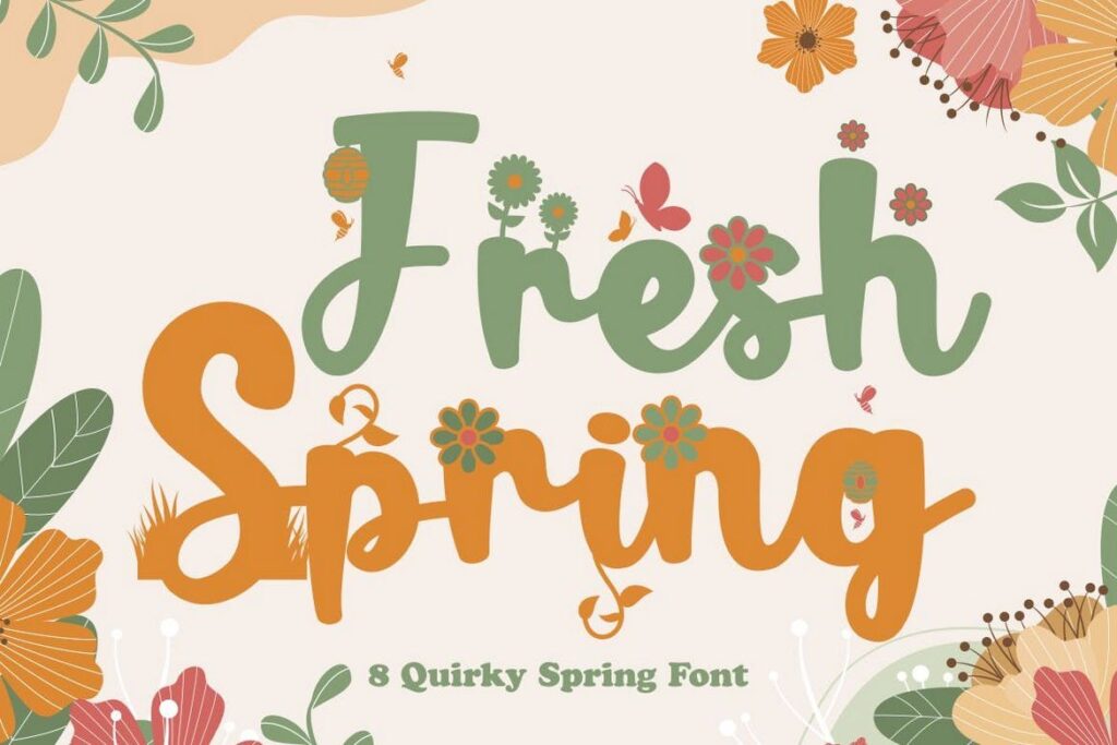 25+ Best Spring Fonts (+ Spring Break Typefaces) – Yes Web Designs