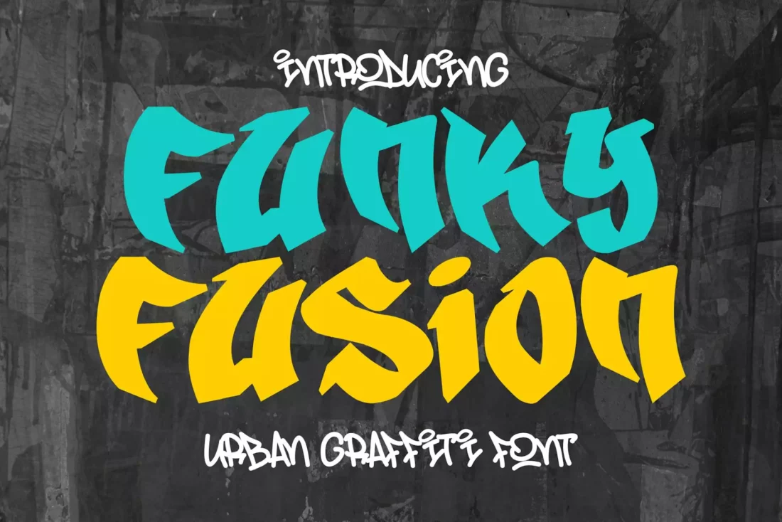 Funky Fusion Font | Design Shack