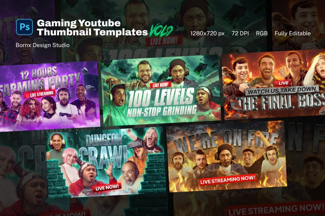 60+ Best YouTube Thumbnail Templates in 2025 - Blog of Web Design ...