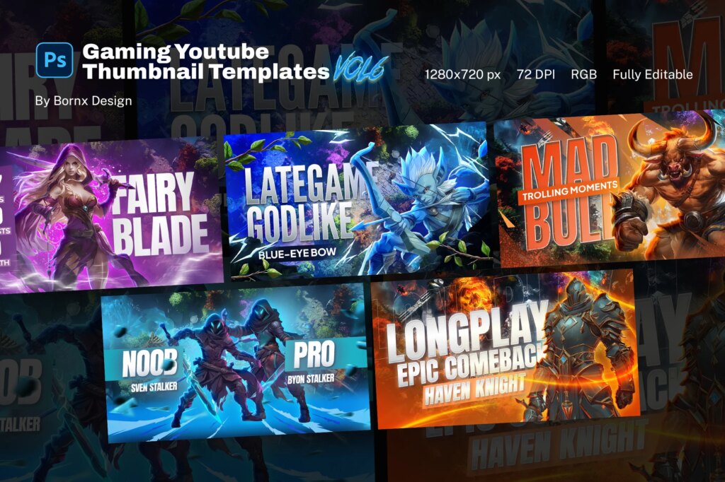 60+ Best YouTube Thumbnail Templates in 2025 | Design Shack