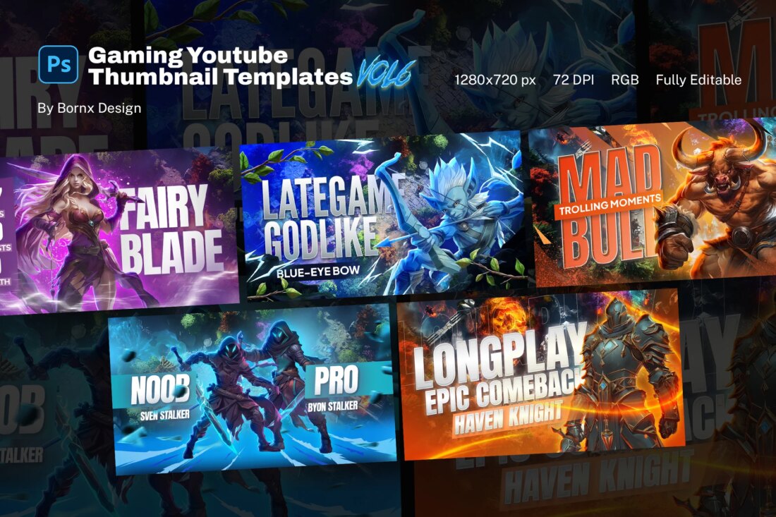 50+ Best YouTube Thumbnail Templates in 2025