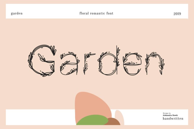 20+ Best Flower Fonts (Free & Pro Floral Fonts) | Design Shack