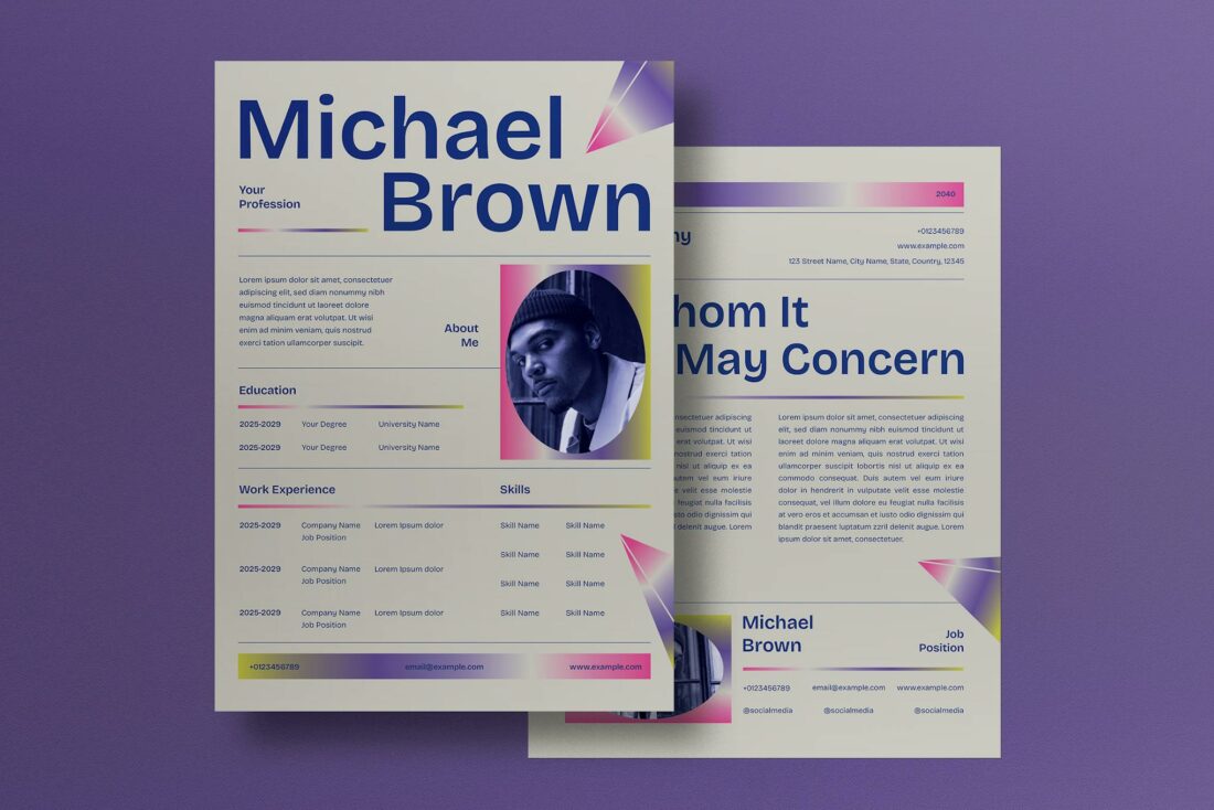 80+ Best CV & Resume Templates 2024 | Design Shack