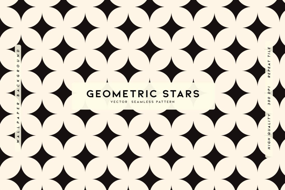 20+ Pola Geometris Sederhana (Pola Mudah & Sederhana) - desainae.com