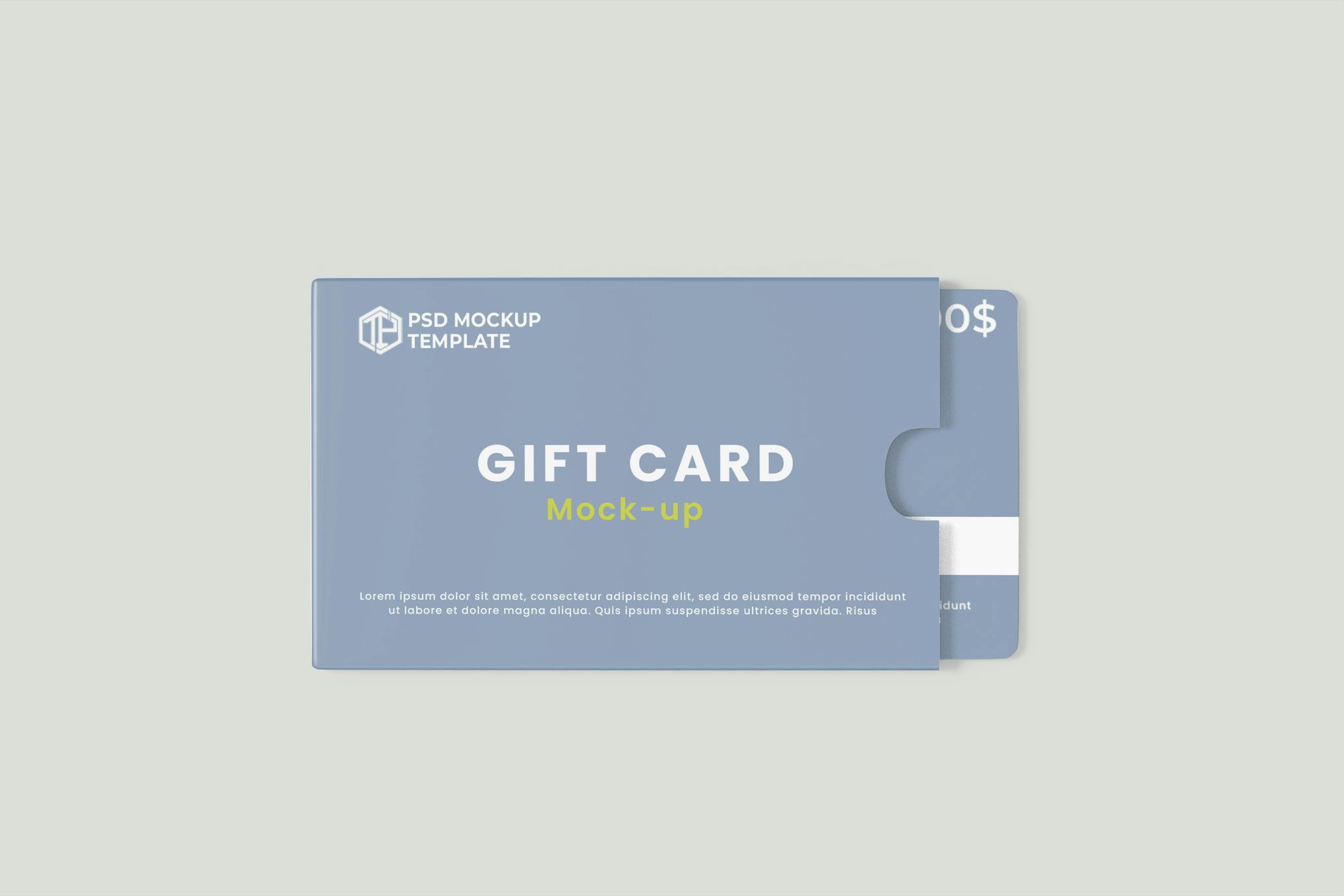 Gift Card Cover Design Mockup | Design Shack