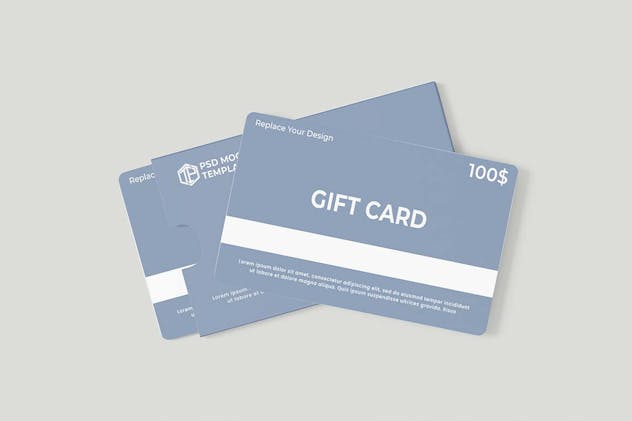 Gift Card Cover Design Mockup | Design Shack