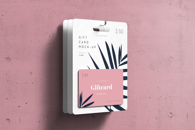 Gift Card Mockup Template Kit | Design Shack