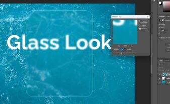 How to Create Glass Look in Photoshop + PSD Templates | Design Shack
