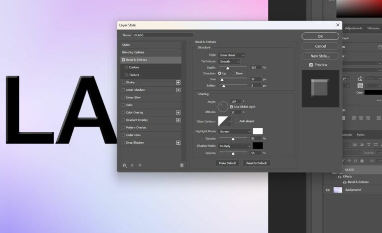 How to Create Glass Look in Photoshop + PSD Templates | Design Shack