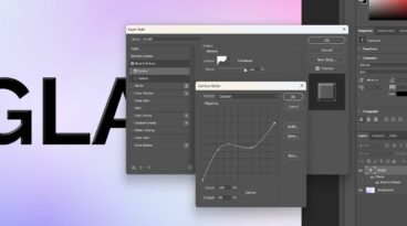 How to Create Glass Look in Photoshop + PSD Templates | Design Shack