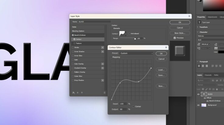 How to Create Glass Look in Photoshop + PSD Templates – Yes Web Designs