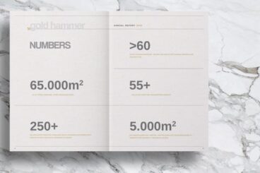 Gold Hammer Annual Report Template | Design Shack