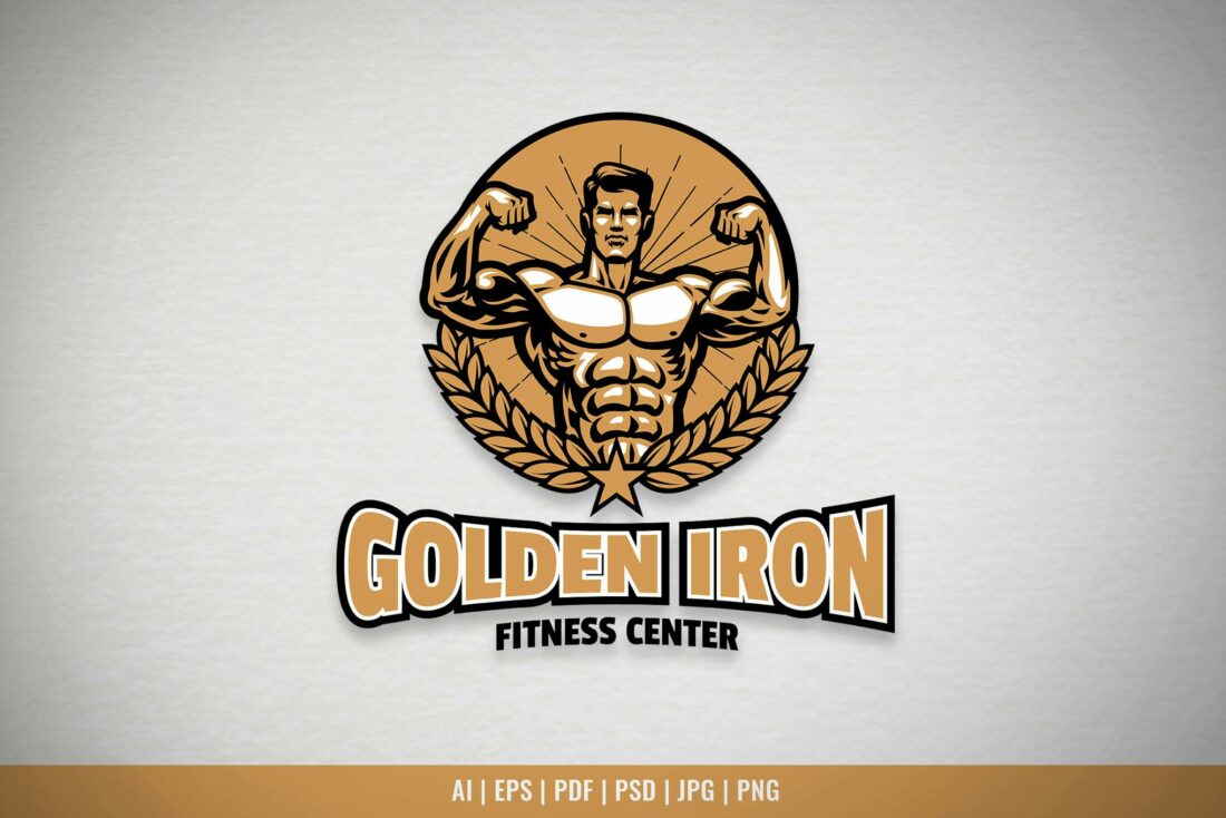 20+ Ide Logo Gym & Kebugaran Terbaik (+ Template) - desainae.com