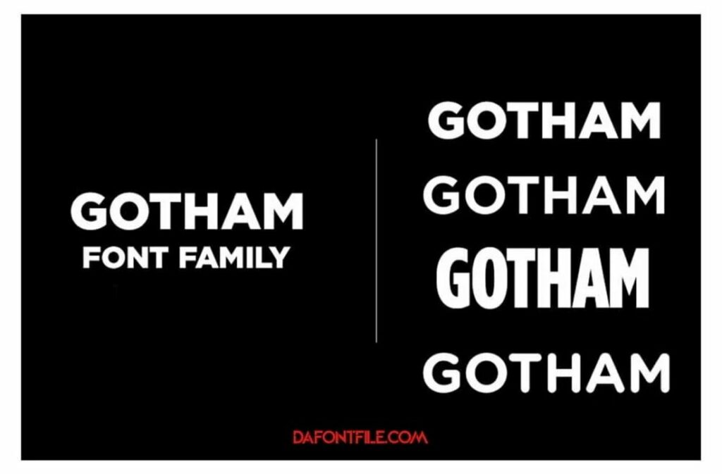 20+ Font Terbaik Mirip Gotham - desainae.com