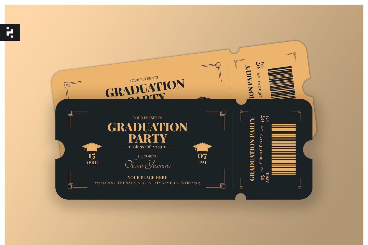 20+ Templat Wisuda Terbaik (Undangan, Pengumuman + Sertifikasi) - desainae.com