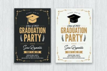 20+ Best Graduation Templates (Invitations, Announcements ...