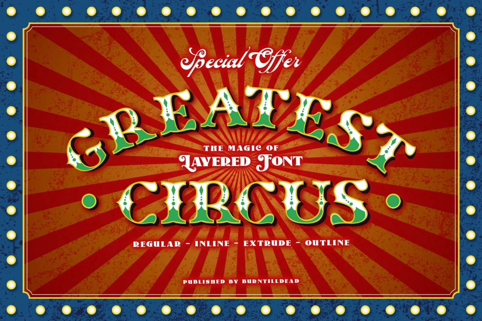 20+ Best Circus Fonts (Vintage + Modern Circus Letters) | Design Shack