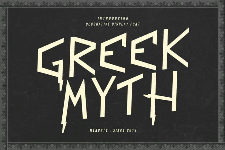 25+ Greek Style Fonts (Ancient Greek Letters & Mythology) | Design Shack