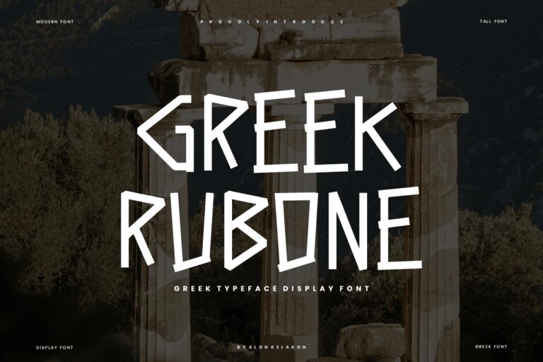 25+ Greek Style Fonts (Ancient Greek Letters & Mythology) | Design Shack