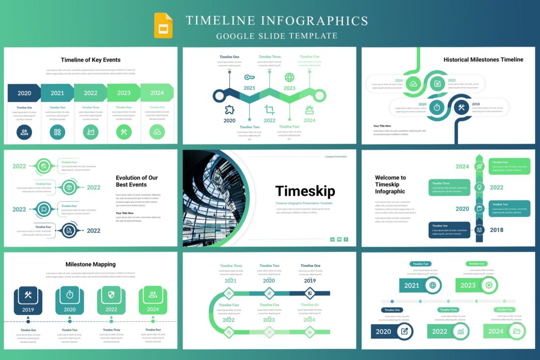 20+ Best Timeline Google Slides Templates | Design Shack
