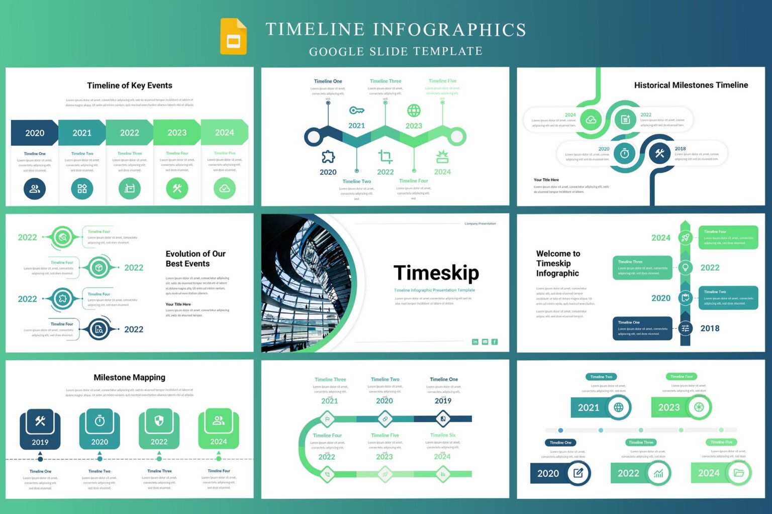20+ Best Timeline Google Slides Templates | Design Shack
