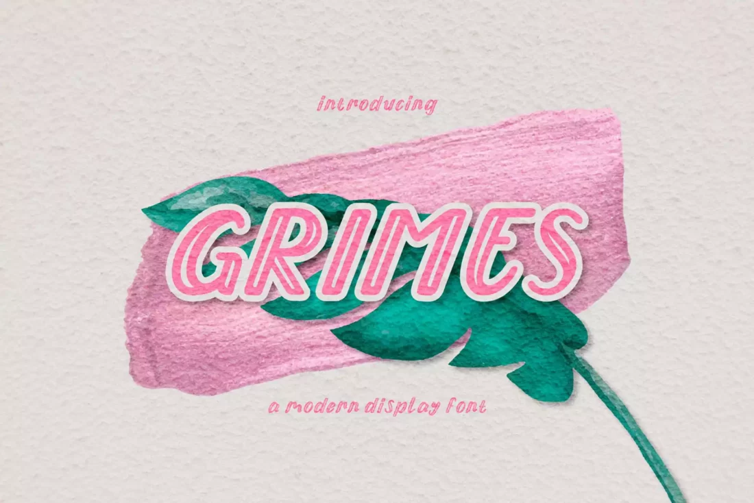 Grimes Grunge Display Font | Design Shack