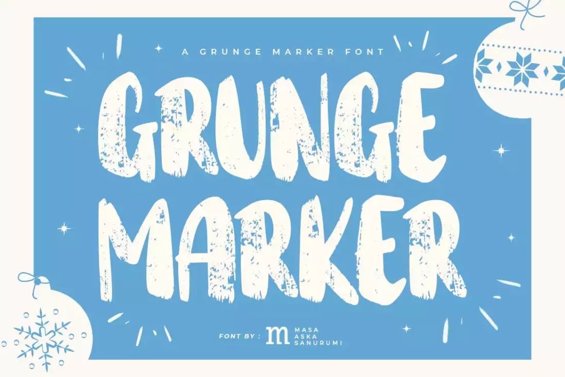 Grunge Marker Font | Design Shack