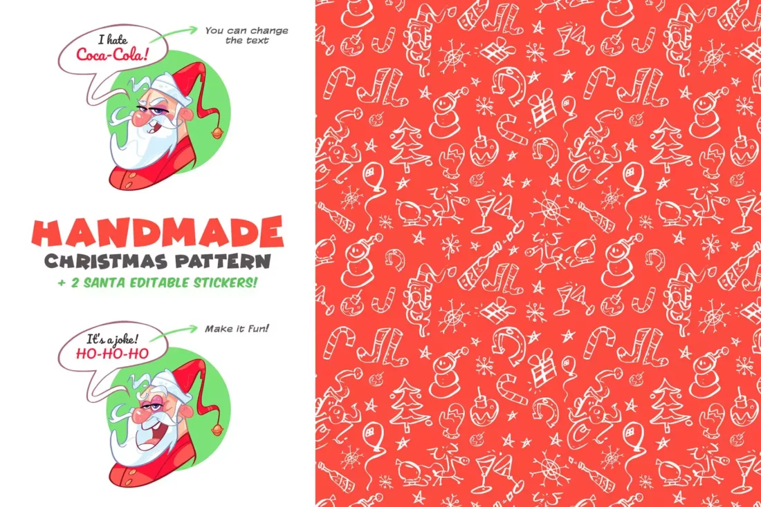 Handmade Christmas Pattern | Design Shack