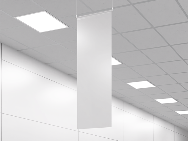 Hanging Banner Mockup Template | Design Shack