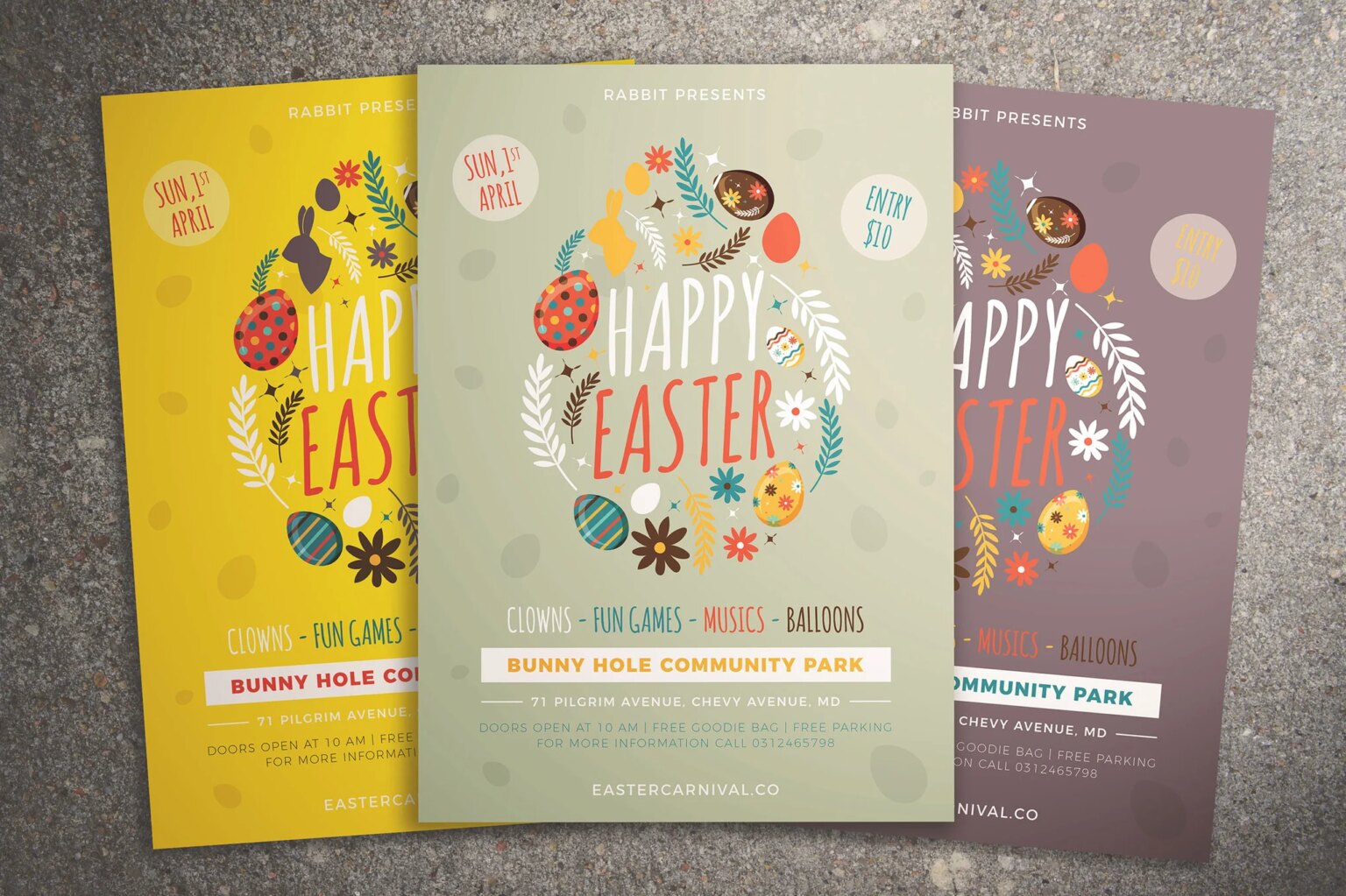 25+ Best Easter Templates: Egg Hunt Flyers, Invitations, Posters & More ...