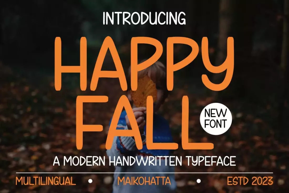 Happy Fall Font | Design Shack