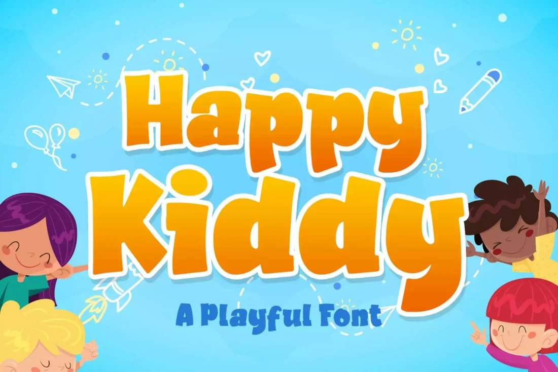 Happy Kiddy Font | Design Shack