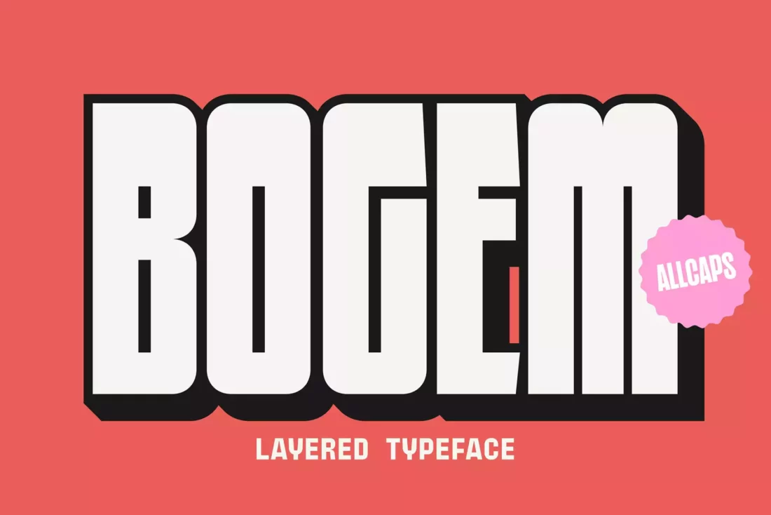 Bogem Font | Design Shack