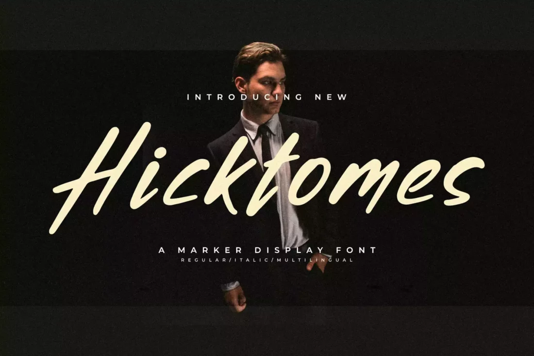 Hicktomes Marker Display Font | Design Shack