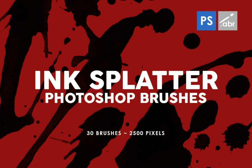 20+ Best Splat & Splatter Photoshop Brushes for Paint Splats | Design Shack