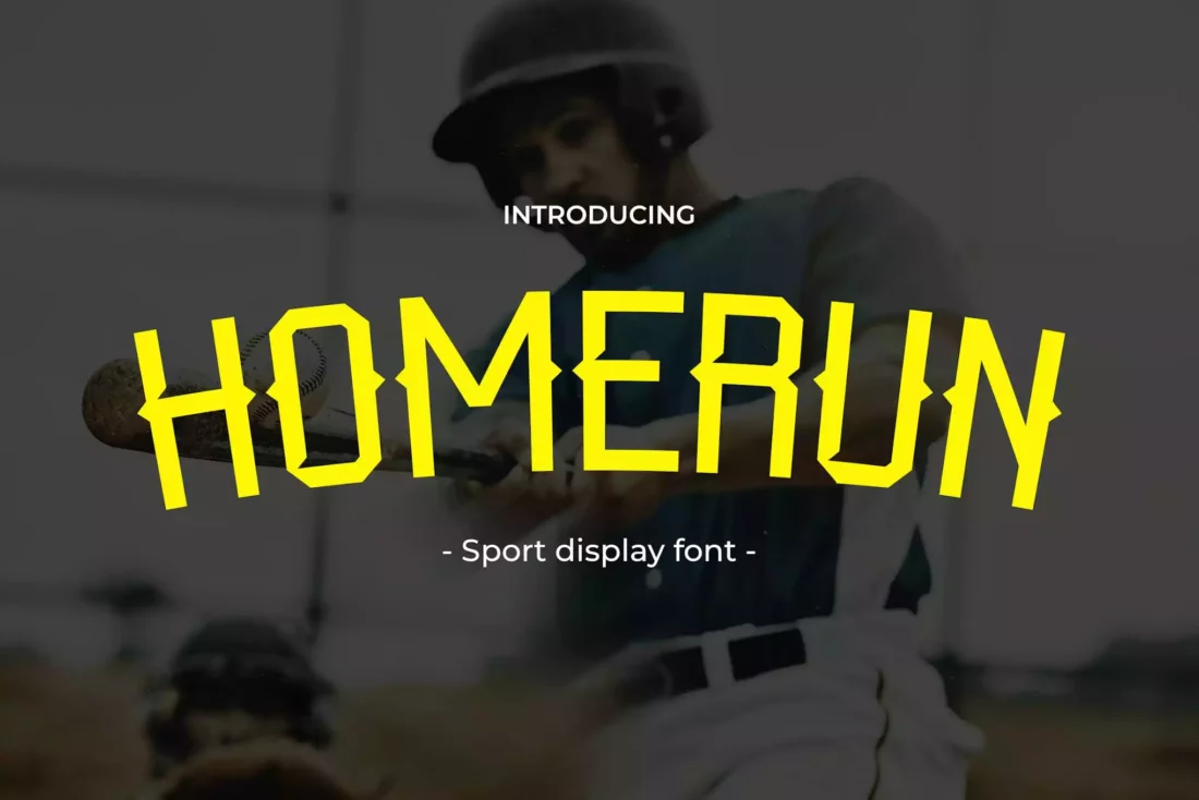 Homerun Retro Font | Design Shack