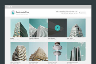 Horizontalism Tumblr Theme | Design Shack