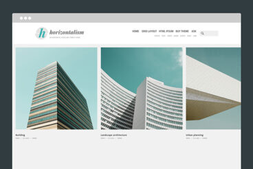 Horizontalism Tumblr Theme | Design Shack