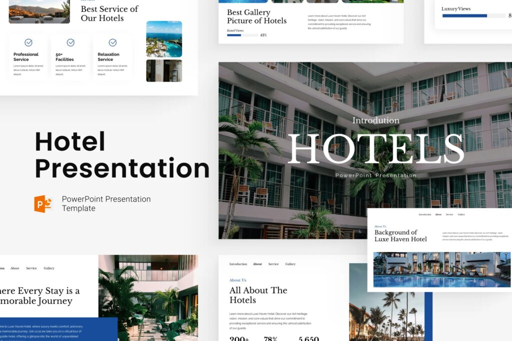 20+ Template Presentasi Hotel Terbaik (PowerPoint, Google Slides, dan Lainnya) - desainae.com