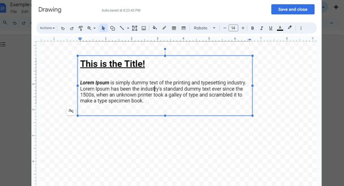 How to Insert a Text Box in Google Docs | Design Shack