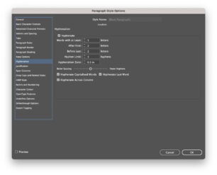 How to Turn Off Hyphens in InDesign | Design Shack