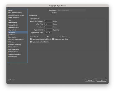 How to Turn Off Hyphens in InDesign | Design Shack