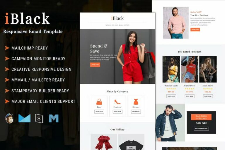 60+ Modern Responsive Email Templates 2025 | Design Shack