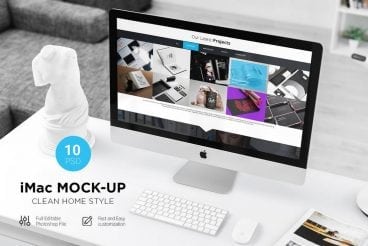 35+ Desktop Computer Mockup Templates | Design Shack