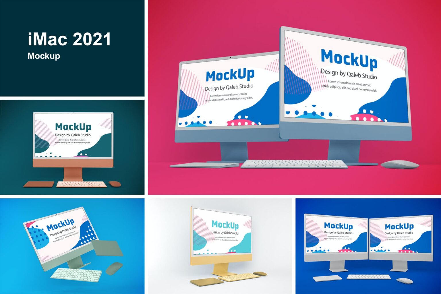 80+ iMac Mockup PSDs, Photos & Vectors 2025 | Design Shack