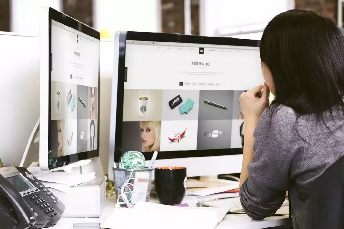 iMac Work Screen Display Mockup | Design Shack