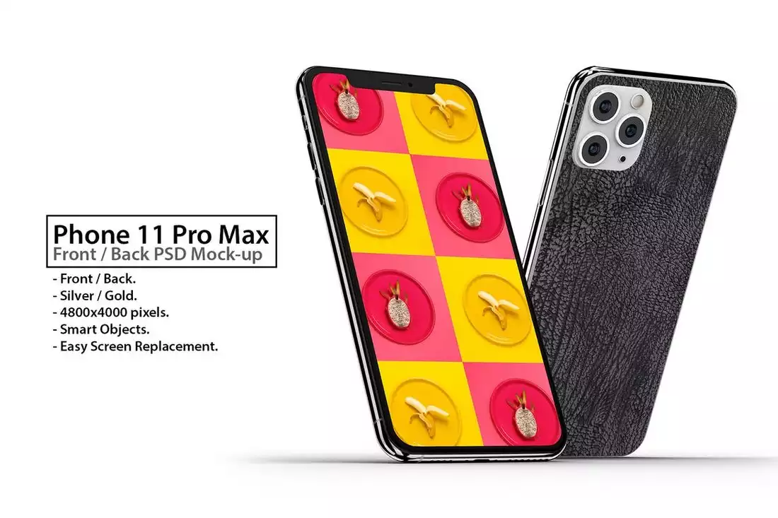 iPhone 11 Front & Back PSD Mockup | Design Shack