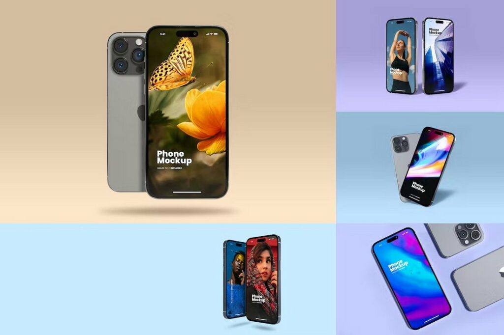 80+ iPhone PSD Mockups (Free + Premium) 2024 | Design Shack